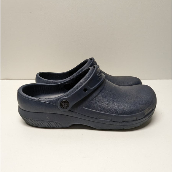 CROCS | Shoes | Crocs Bistro Clog Navy Blue Mens Womens 12 Excellent ...